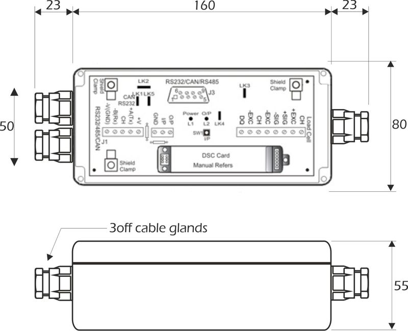 DSJ1 Single Channel DSC Docking Station - LCM Systems