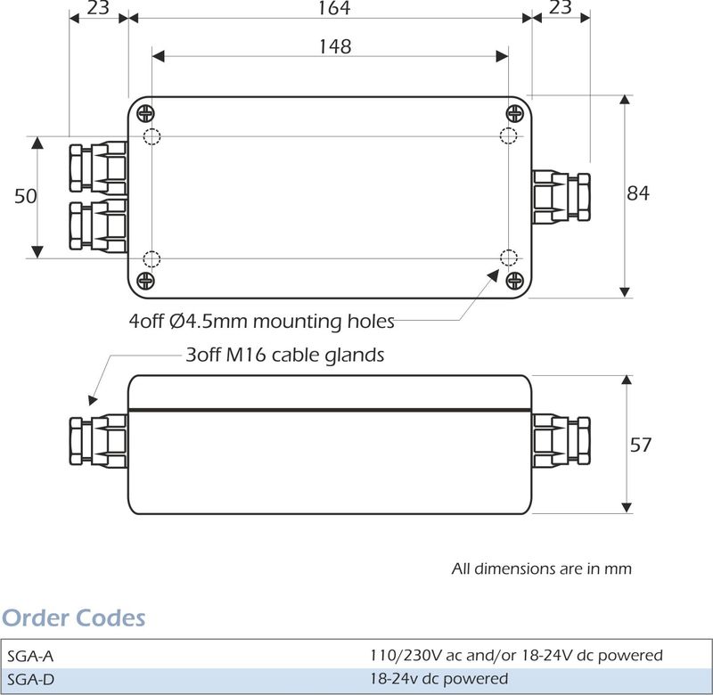 ️SGA Analogue Strain Gauge Amplifier